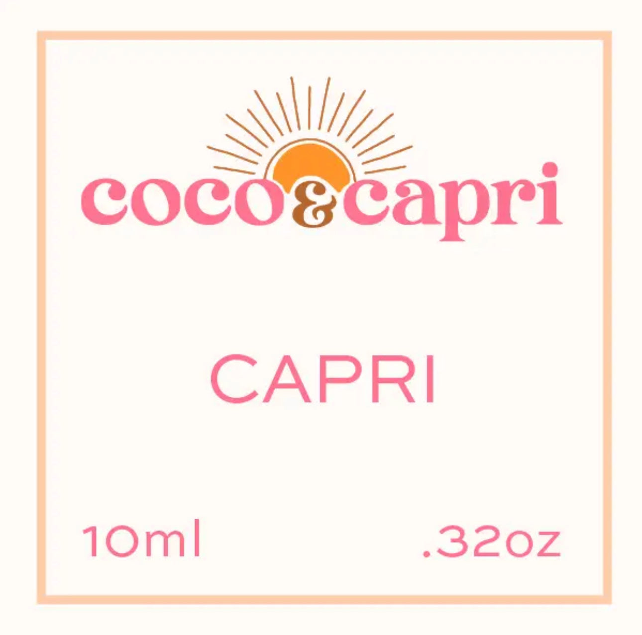 Capri Perfume Roll On – Coco And Capri